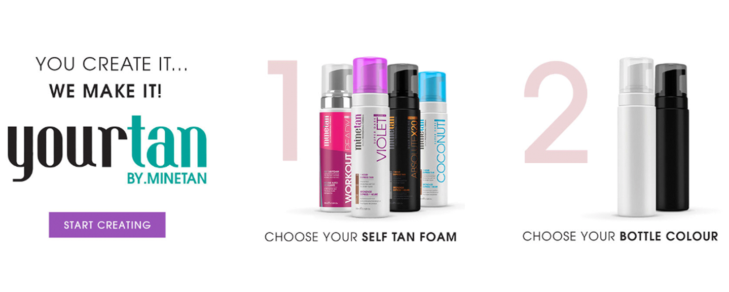 MineTan is now Your Tan with customizable tans | MARQ'D